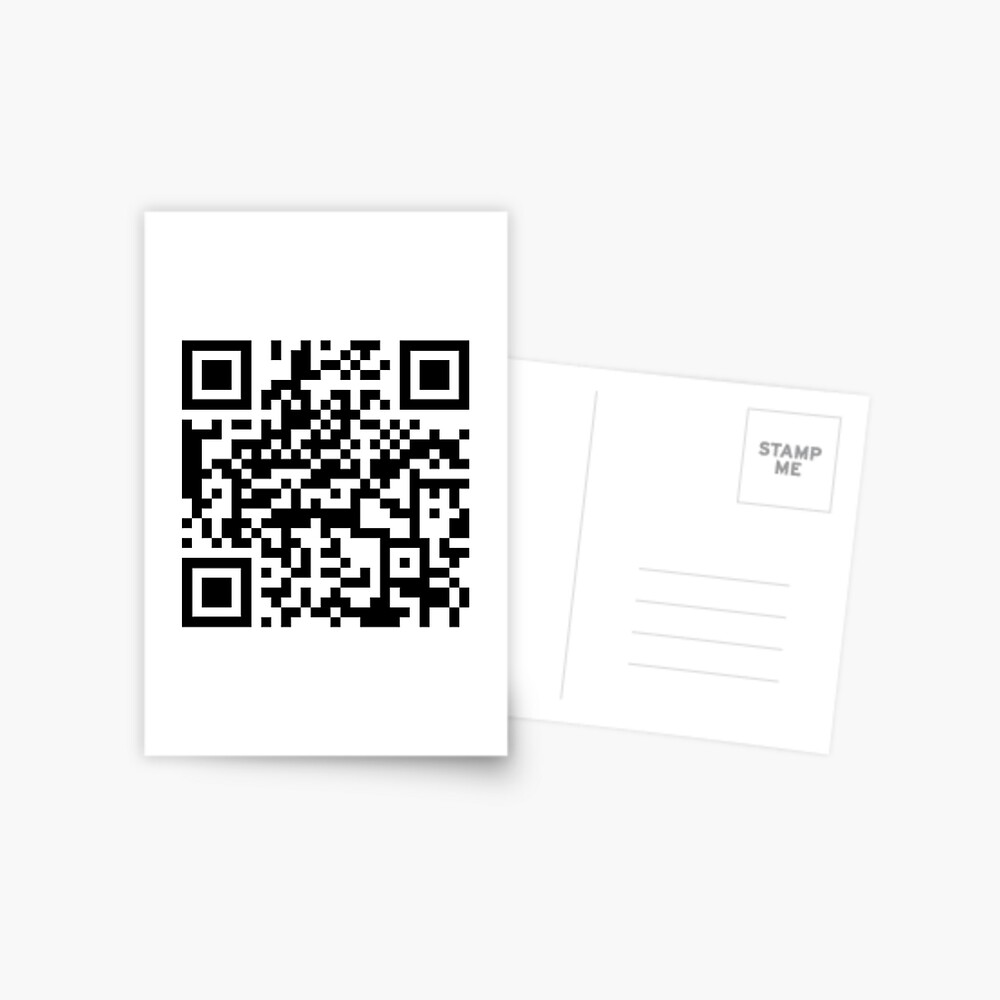 "scp foundation website QR CODE" Postcard by politeillusts | Redbubble