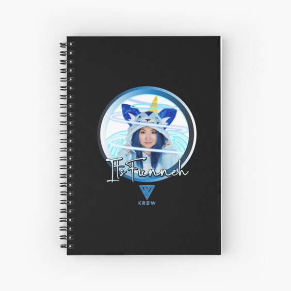 "Krew itsfunneh funneh" Spiral Notebook by mintbubbleart | Redbubble