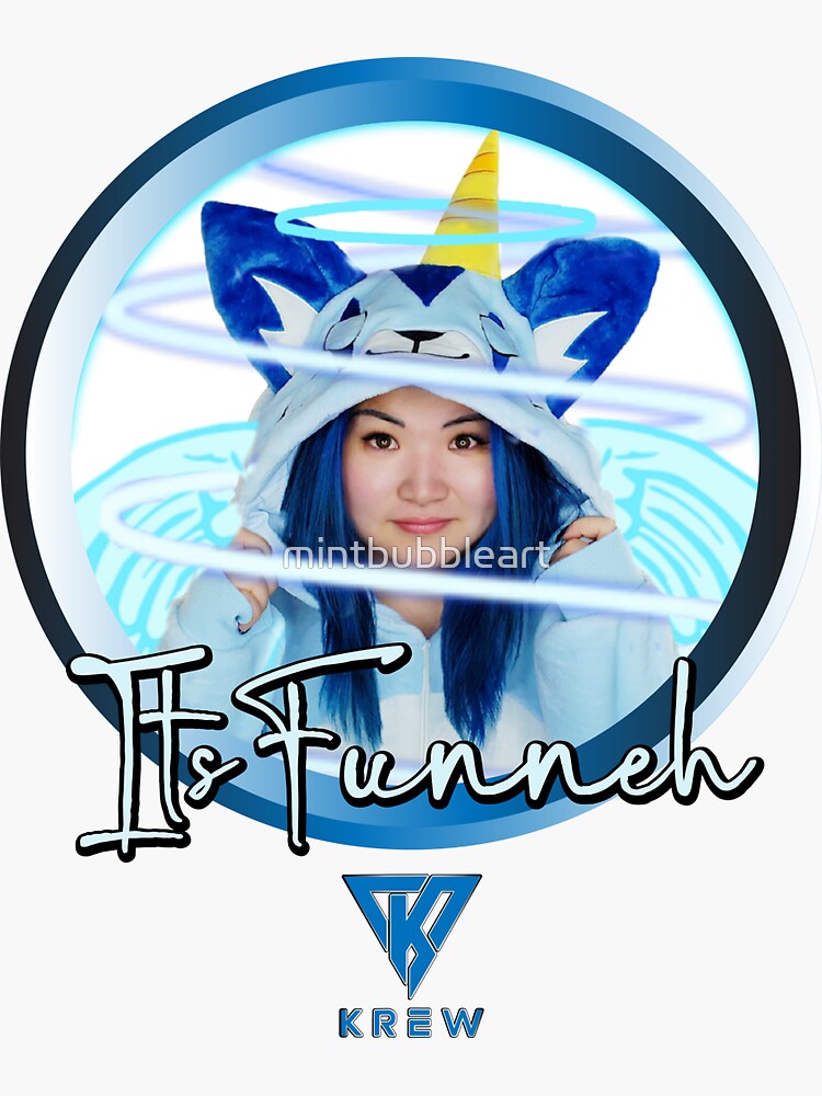 "Krew itsfunneh funneh" Sticker for Sale by mintbubbleart | Redbubble