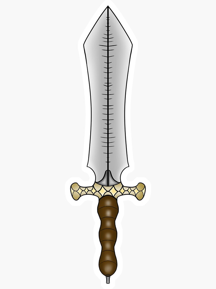 "A sword sticker." Sticker for Sale by MikicaM | Redbubble