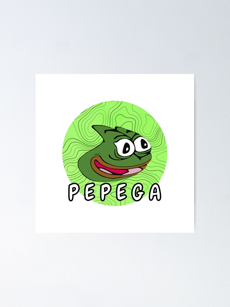 "Pepega High Quality Emote (twitch) Colourful - cute pepega" Poster for ...