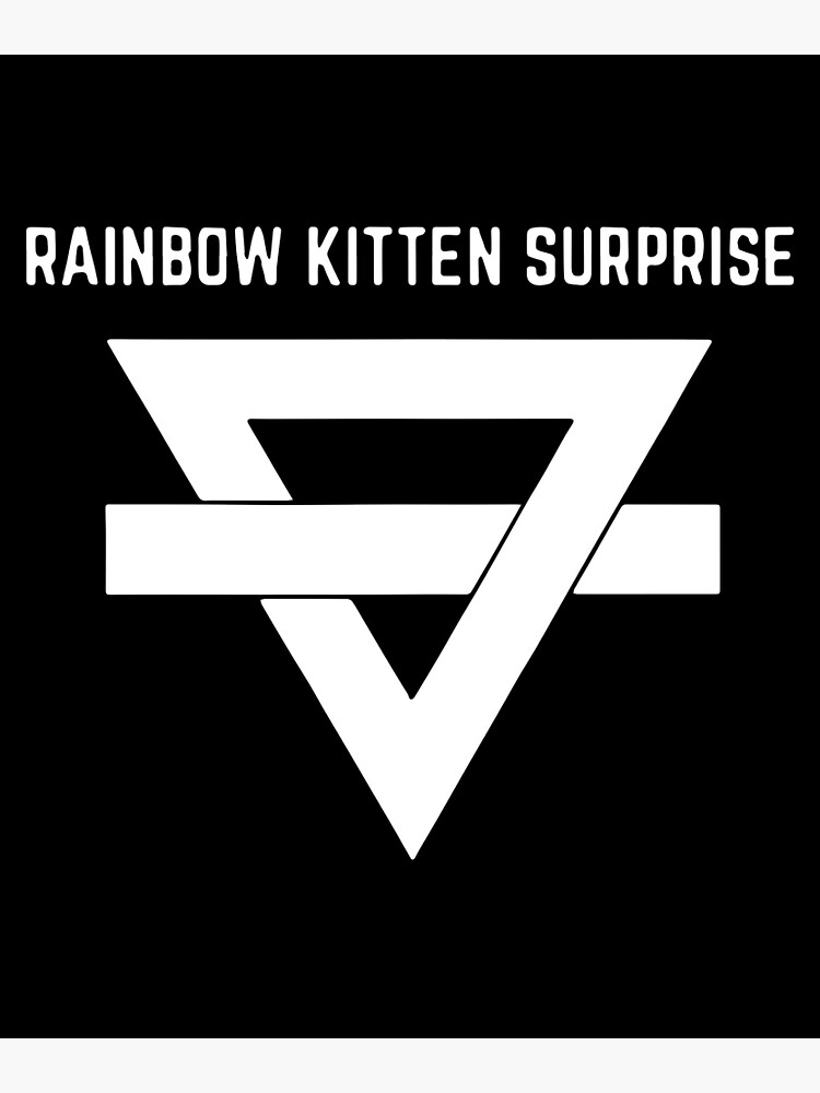 "Rainbow Kitten Surprise Merch Logo" Art Print for Sale by krinormaicb ...