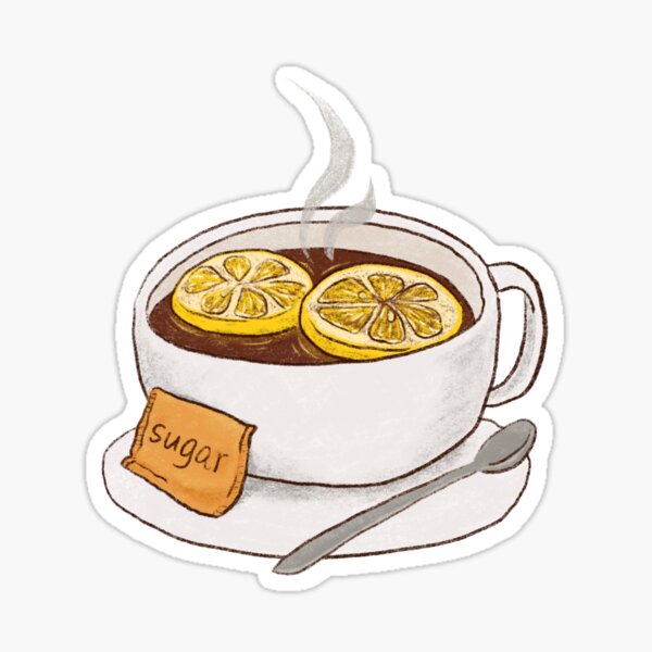 "Lemon Tea" Sticker by gingerbreadc | Redbubble