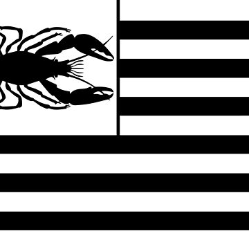 "Crawfish Flag" Art Print for Sale by almosthillwood | Redbubble
