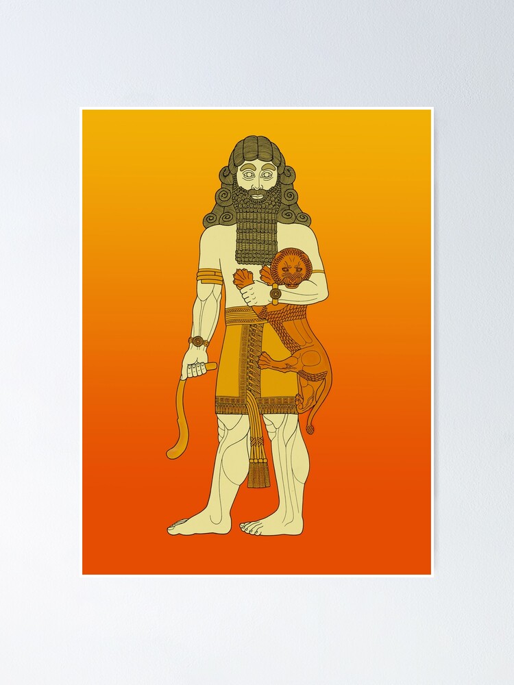 "Gilgamesh, King of Uruk. Ancient History" Poster for Sale by ScienceSource | Redbubble