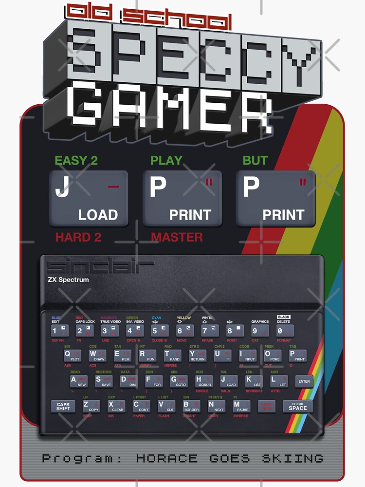 "Old School Speccy Gamer - Program: Horace Goes Skiing | Sinclair ZX ...