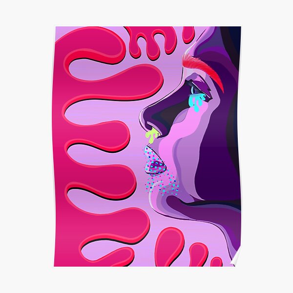 "Crying Lady" Poster for Sale by dannamace-art | Redbubble