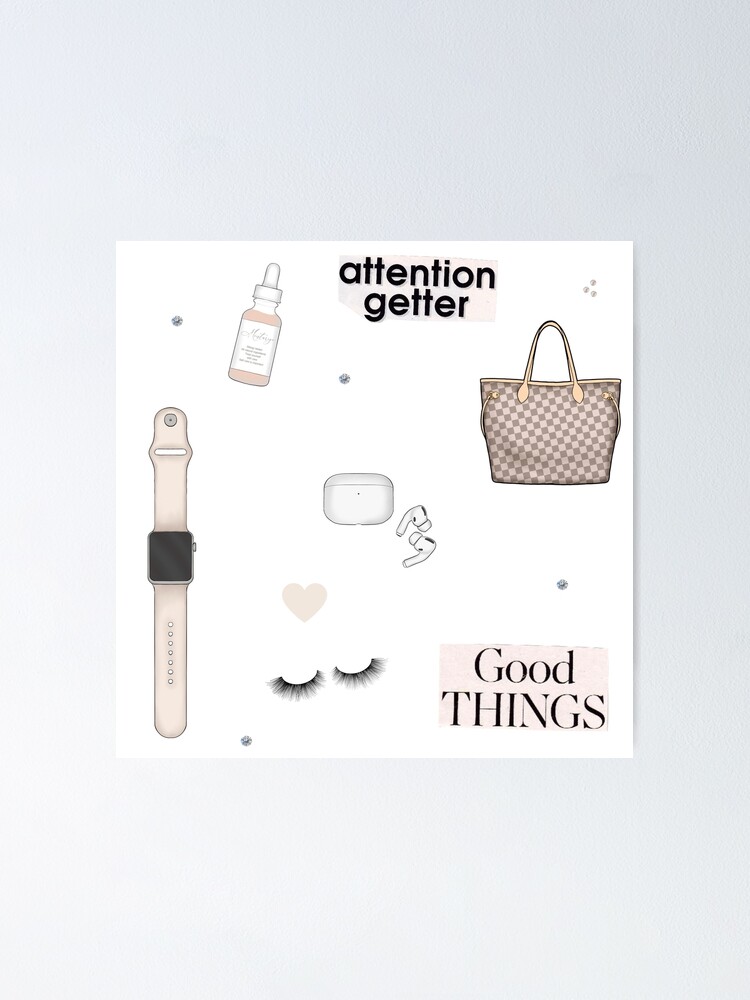 "That Girl Aesthetic Collage Planner Sticker Pack" Poster for Sale by ...