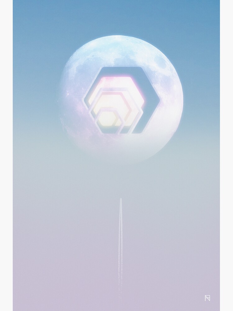 "Mission Hex Moon #2" Sticker by NFA-Shop | Redbubble