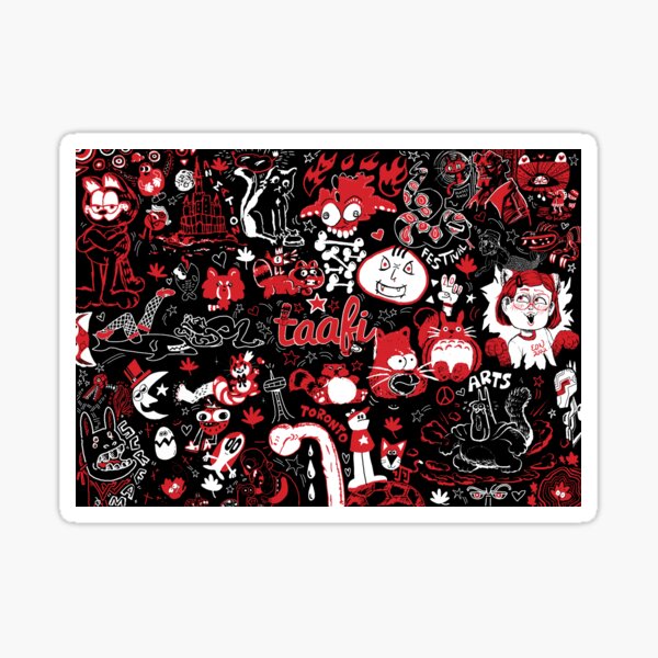 "TAAFI 2022 - TURNING RED EDITION" Sticker for Sale by BoyfieldDreams ...
