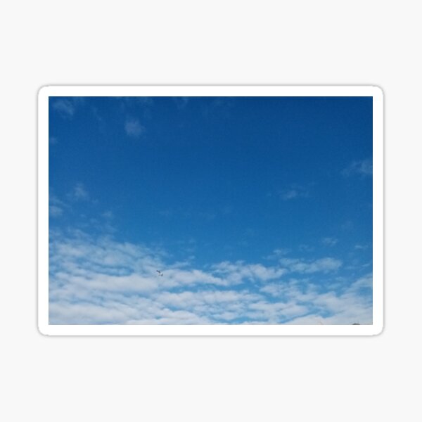"Blue sky" Sticker by Hassan1212 | Redbubble