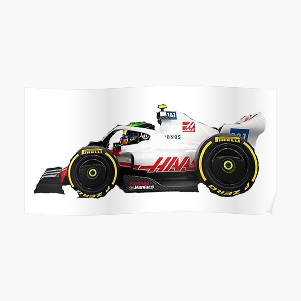 "Haas F1 car artwork" Poster by JoCo18 | Redbubble
