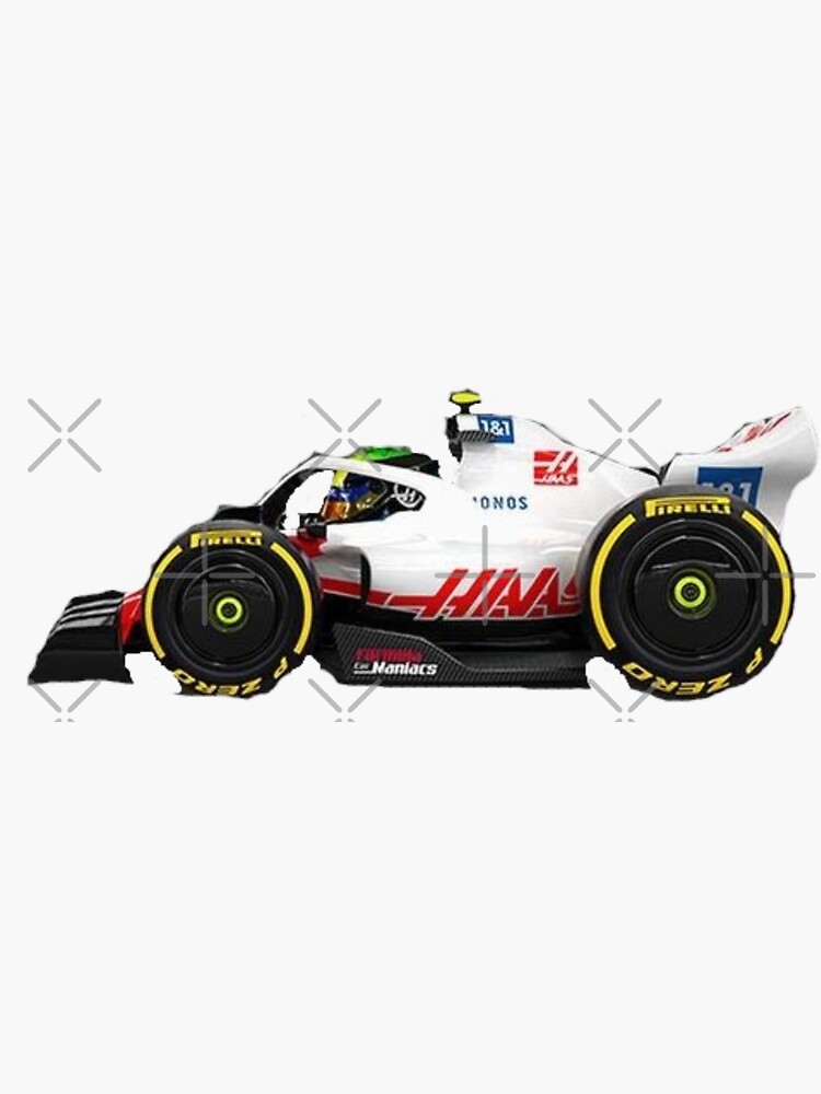 "Haas F1 car artwork" Sticker by JoCo18 | Redbubble