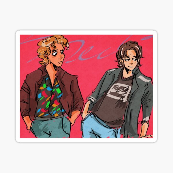 "billy and steve" Sticker by thatdoodlebug | Redbubble