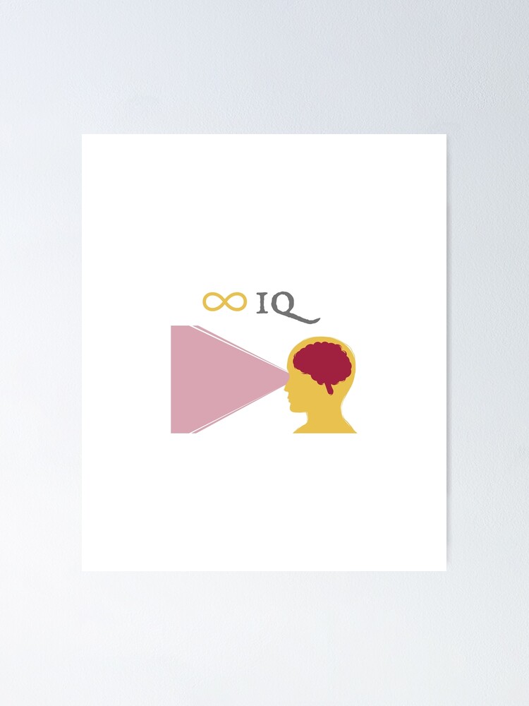 "∞ IQ - infinity " Poster for Sale by OurShop00 | Redbubble