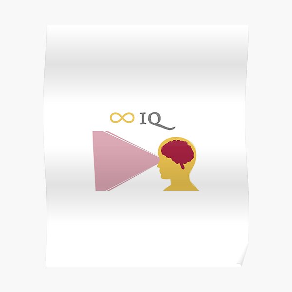 "∞ IQ - infinity " Poster for Sale by OurShop00 | Redbubble