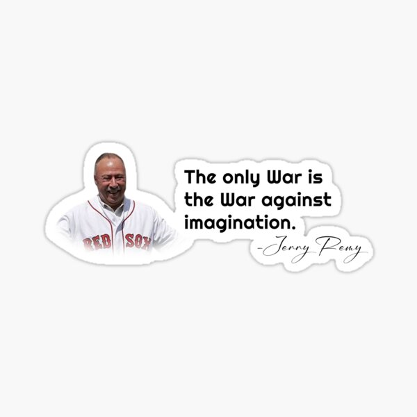"Jerry Remy" Sticker by theminimalzone | Redbubble