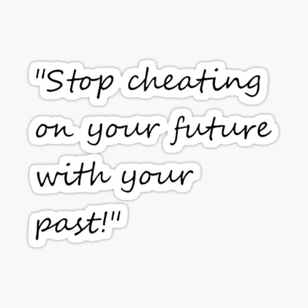 "Stop Cheating" Sticker for Sale by GuestPostExpert | Redbubble
