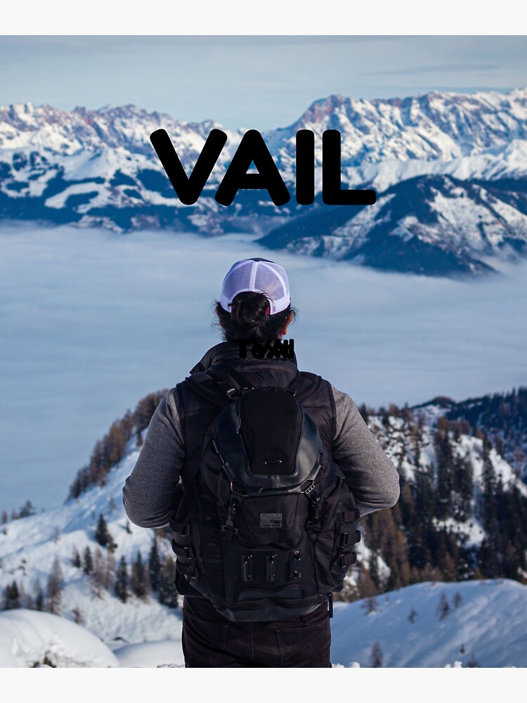 "VAIL SKI RESORT " Sticker for Sale by BeeYouAlways | Redbubble