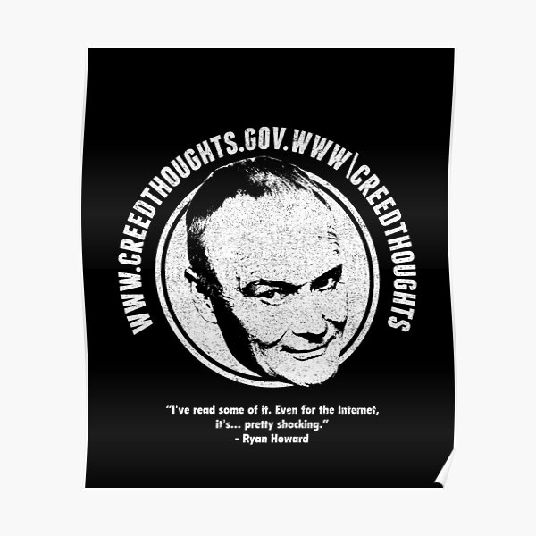 "Creed Thoughts (Chest Pocket Variant)" Poster for Sale by huckblade ...