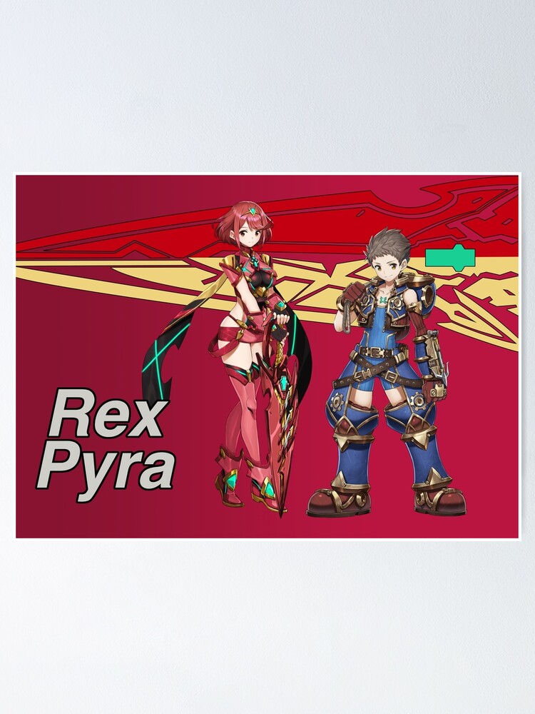 "Rex and Pyra (Xenoblade Chronicles 2)" Poster for Sale by VelvetZone ...
