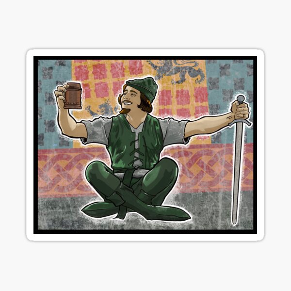 "Robin Hood" Sticker by TheHawksAerie | Redbubble