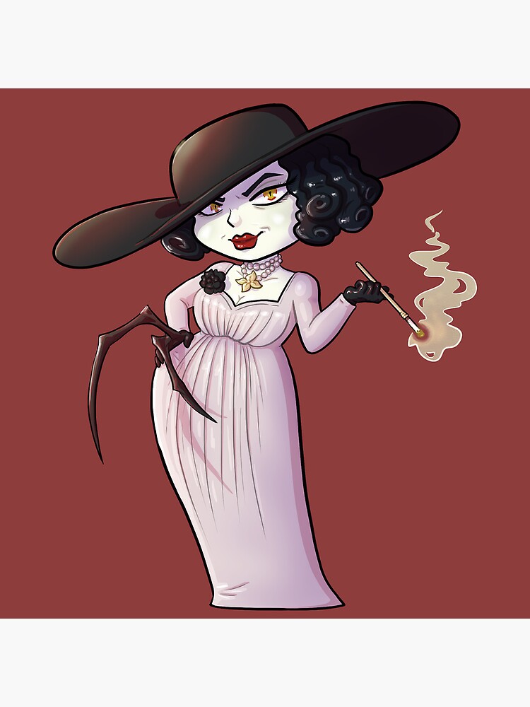 "Lady Dimitrescu Resident Evil Village" Art Print for Sale by ...