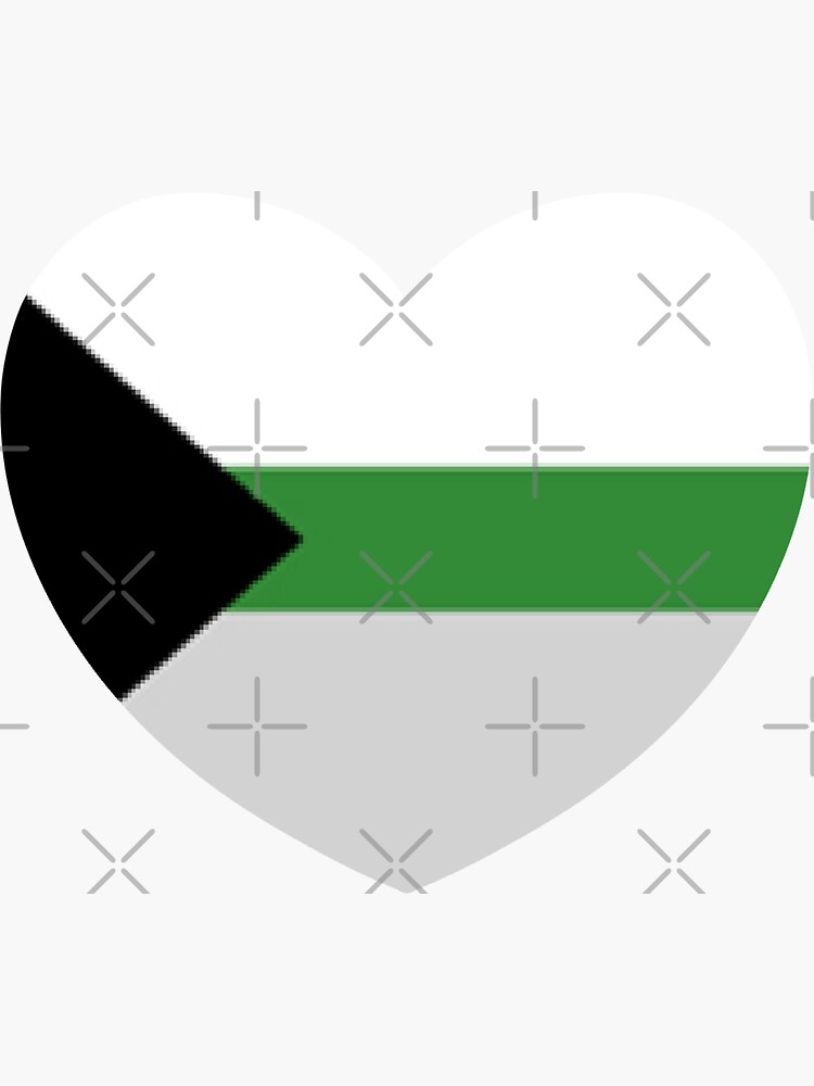 "Demiromantic Pride Flag" Sticker by newjkrowling | Redbubble