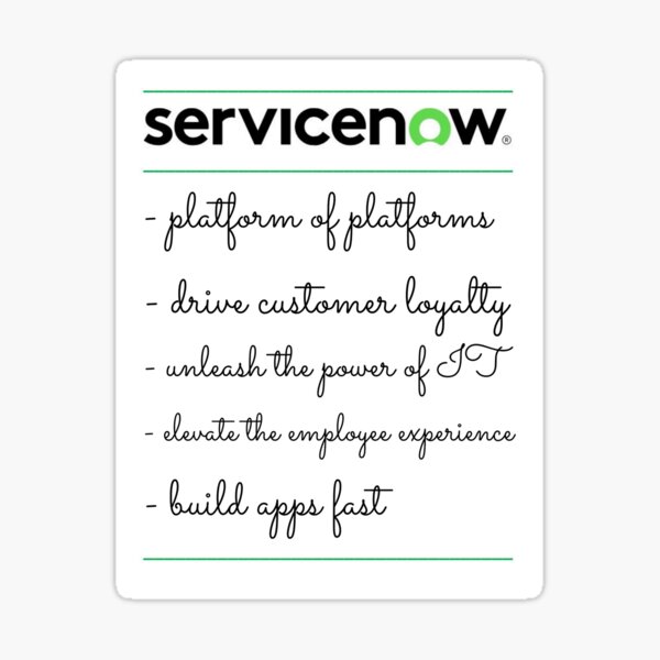 Servicenow Gifts & Merchandise for Sale | Redbubble