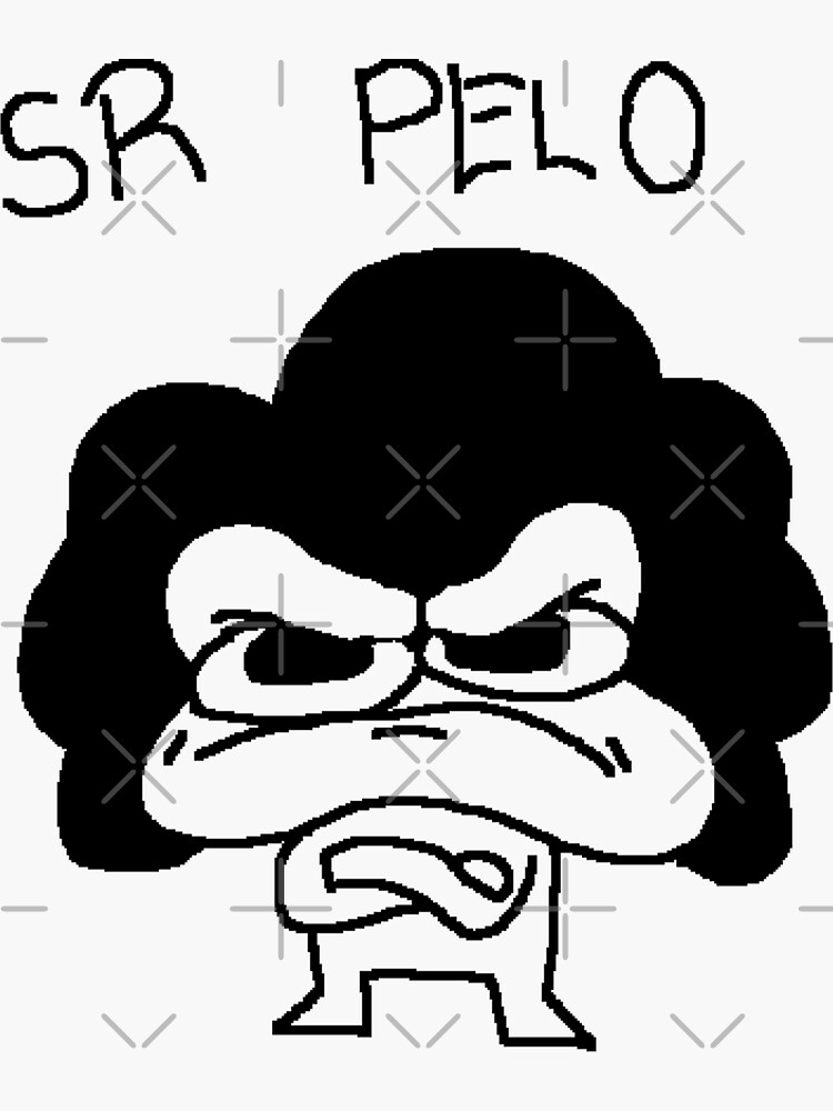 "sr pelo" Sticker by FGRF | Redbubble