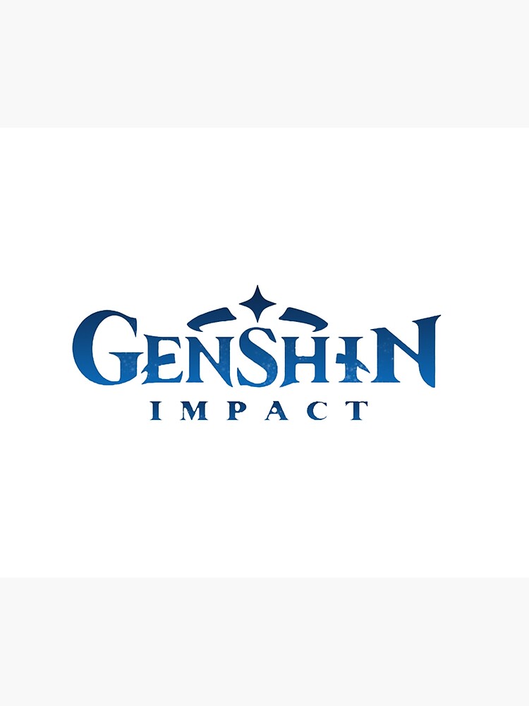 "Genshin Impact Logo" Poster by sixzi | Redbubble