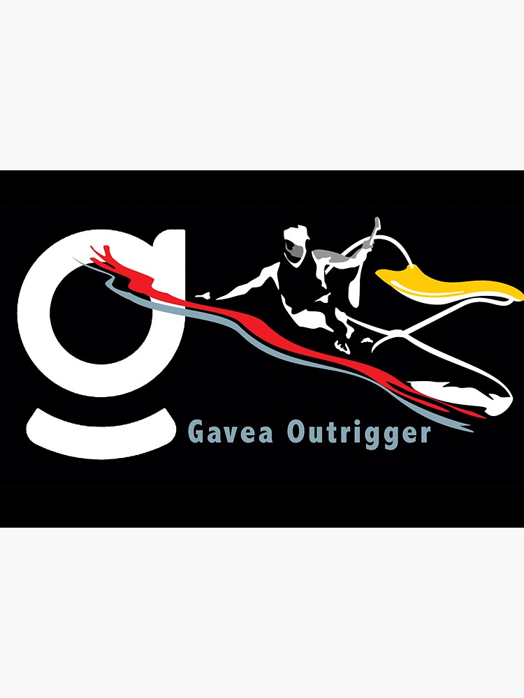 "Outrigger Canoe Brand Test" Sticker for Sale by Cotrimart | Redbubble