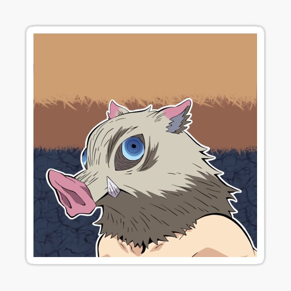 "Inosuke | Demon Slayer" Sticker by buttermilkkook | Redbubble