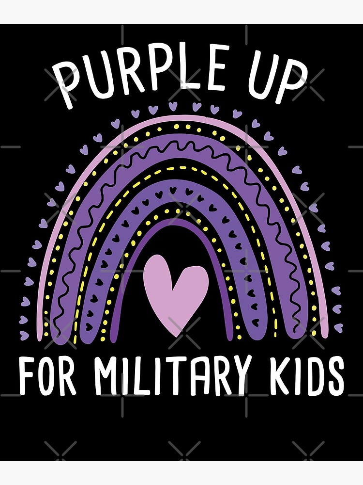 Military Kids Quotes Purple Up For Military Kids Military Child Month