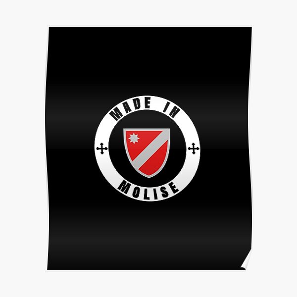 Póster «Hecho en el escudo de armas de la bandera de Molise - Cool ...