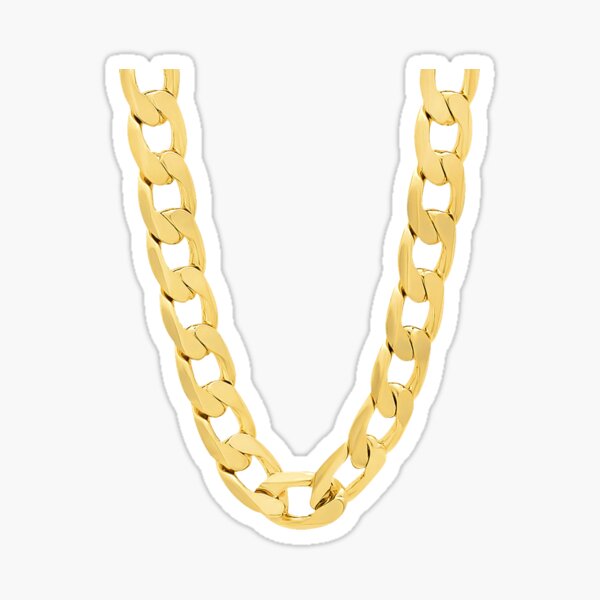 "Gold Chain" Sticker by Mausser993 | Redbubble