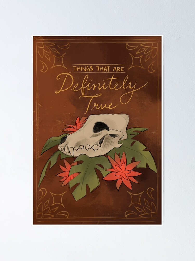 "Things That Are Definitely True [Cover]" Poster for Sale by cainternn ...