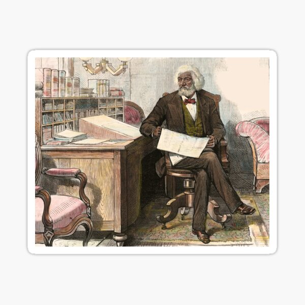 "Frederick Douglass, American Abolitionist" Sticker by ScienceSource ...