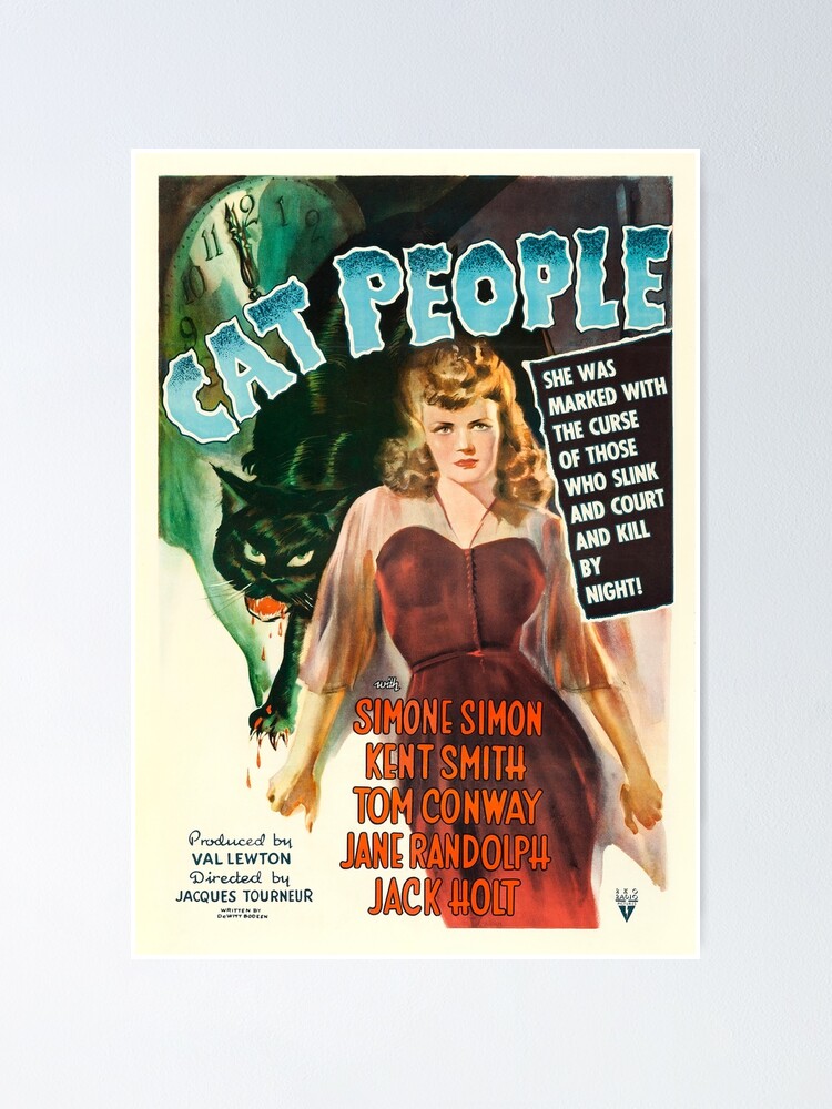 "Cat People 1942 Movie Poster" Poster for Sale by Framerkat | Redbubble
