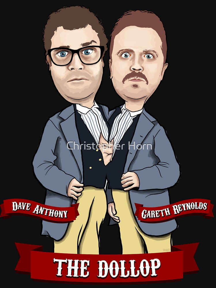 "The Dollop: Conjoined Co-hosts" T-shirt for Sale by PlatypusRanch | Redbubble | dollop t-shirts ...