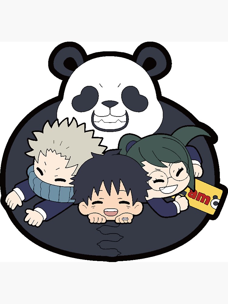 " Chibi yuta okkotsu panda inumaki toge Maki Zenin jujutsu kaisen 0 ...