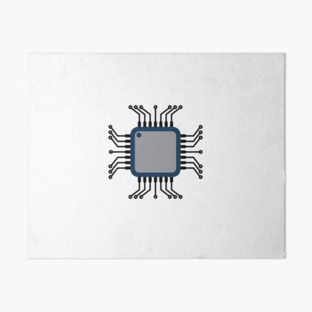 "cpu microcontroller and microprocessor" Art Board Print for Sale by ...