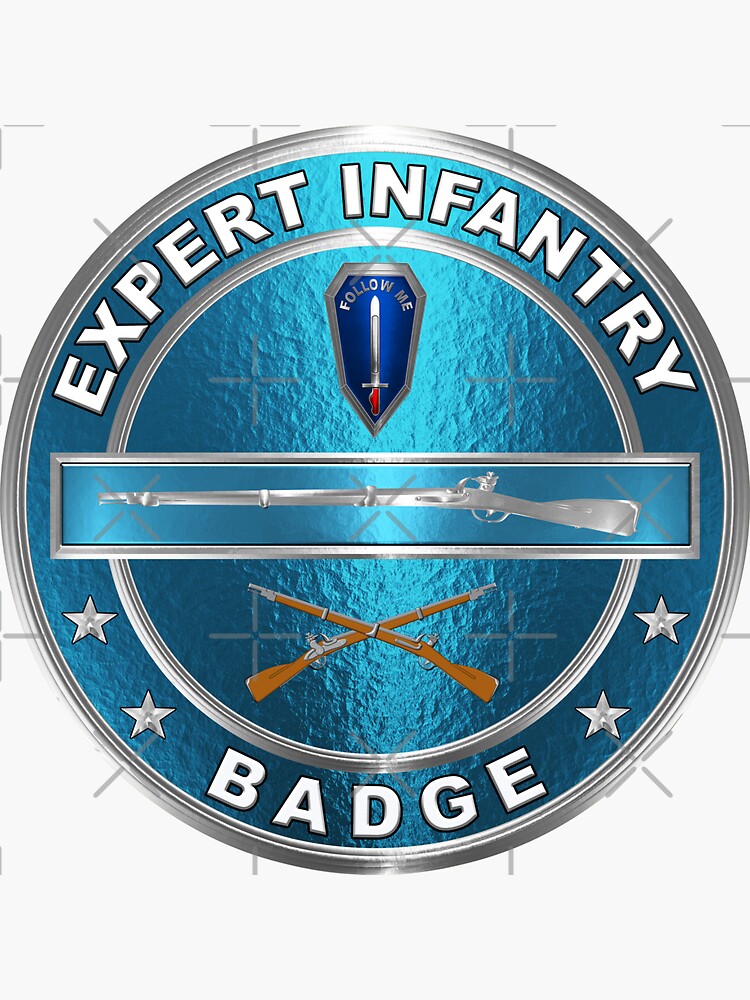 "Expert Infantryman Badge " Sticker for Sale by SoldierAlways | Redbubble