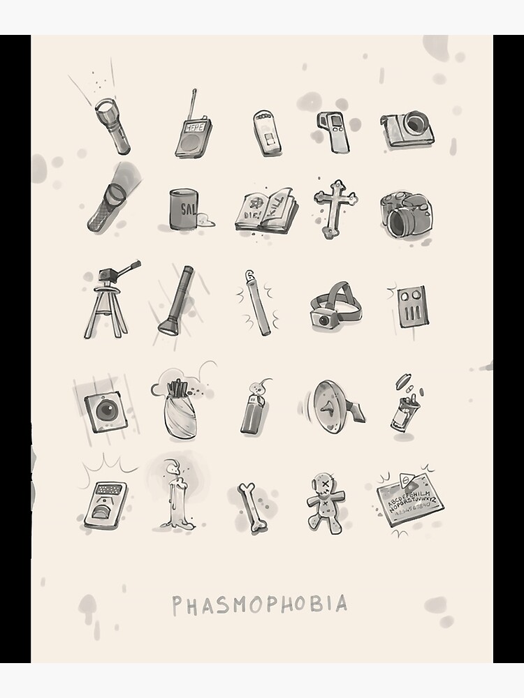 "Phasmophobia Poster" Poster for Sale by oxnermmekdahlgw | Redbubble