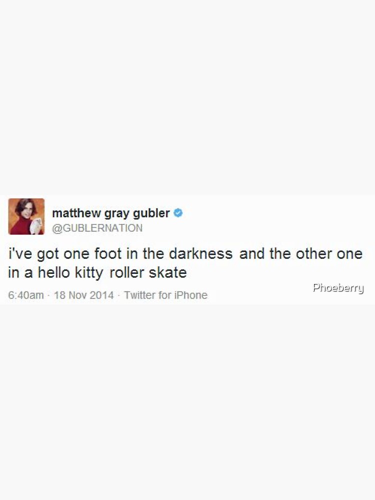 "mgg's feet tweet" Sticker for Sale by Phoeberry | Redbubble