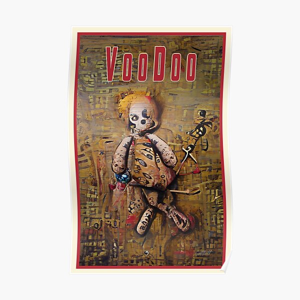 "Voodoo Doll" Poster for Sale by CattlettArt | Redbubble