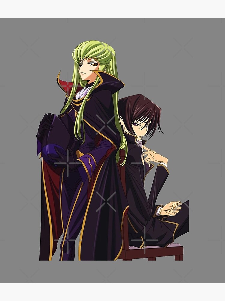 "Lelouch Lamperouge and C.C - Code Geass " Poster for Sale by ...
