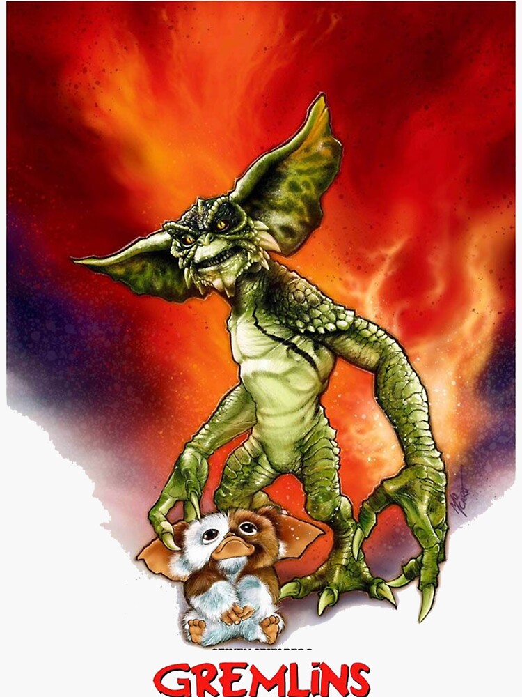 "Gremlins Horror Scariest Movie" Sticker by eppinger-54 | Redbubble