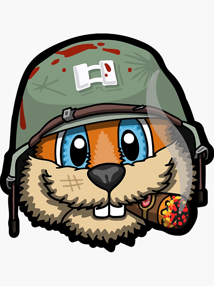 "Captain Conker" Sticker by LonboXaokhe | Redbubble