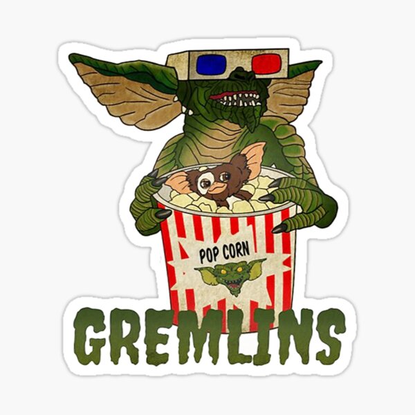 "Gremlins Horror Movie" Sticker by baenari-39 | Redbubble
